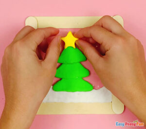 Playdough Christmas Tree (Craft for Kids) - Easy Peasy and Fun