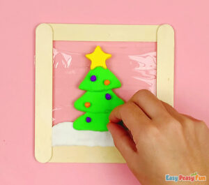 Playdough Christmas Tree (Craft for Kids) - Easy Peasy and Fun
