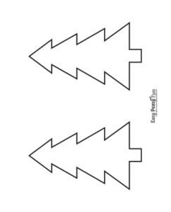 Free Printable Christmas Tree Templates - Easy Peasy and Fun