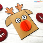 Build a Reindeer Puppet Template - Easy Peasy and Fun