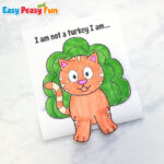 Disguise a Turkey as a Cat Printable Template - Easy Peasy and Fun