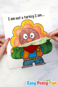 Disguise a Turkey as a Cowboy Printable Template - Easy Peasy and Fun