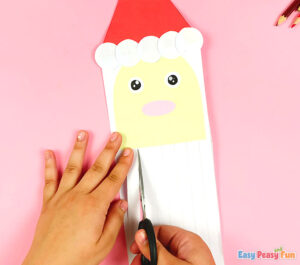 Easy Paper Santa Craft - Easy Peasy and Fun