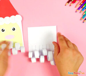 Easy Paper Santa Craft - Easy Peasy and Fun