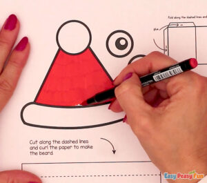 Build a Santa Puppet Template - Easy Peasy and Fun
