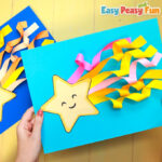 Paper Shooting Star Craft for Kids - Easy Peasy and Fun
