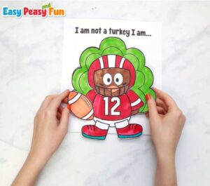 Disguise a Turkey as a Football Player Printable Template - Easy Peasy ...