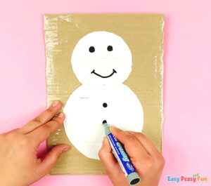 Dry Erase Design Your Own Snowman Activity - Easy Peasy and Fun