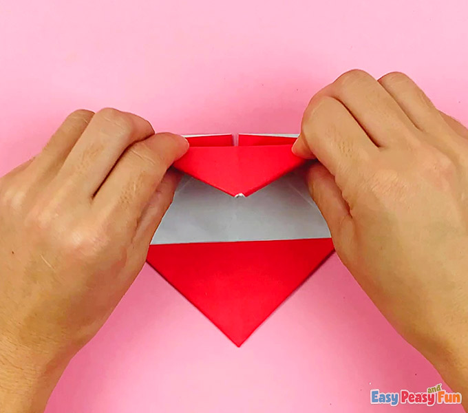 How To Make A Origami Heart With Printer Paper Origami Heart