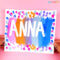 Tape Resist Name Art - Easy Peasy and Fun