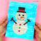 Newspaper Snowman Art Idea - Easy Peasy and Fun