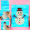 Newspaper Snowman Art Idea - Easy Peasy and Fun