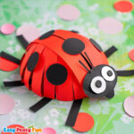 Paper Ladybug Craft - Easy Peasy and Fun