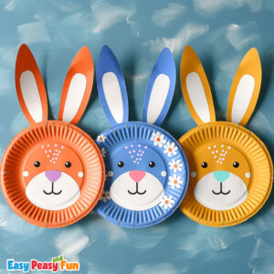 Paper Plate Bunny Craft - Easy Peasy and Fun