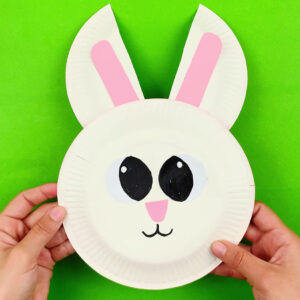 Paper Plate Bunny Craft - Easy Peasy and Fun