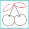 How to Draw Cherries – Step by Step Drawing Tutorial - Easy Peasy and Fun