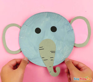 Paper Plate Elephant Craft - Easy Peasy and Fun