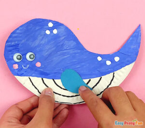 Paper Plate Whale Craft - Easy Peasy and Fun