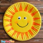 Paper Plate Sun Craft - Easy Peasy and Fun