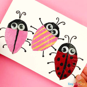 Painted Leaf Bug Crafts - Easy Peasy and Fun