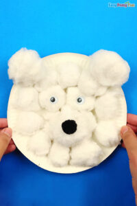 Paper Plate Polar Bear Craft - Easy Peasy and Fun
