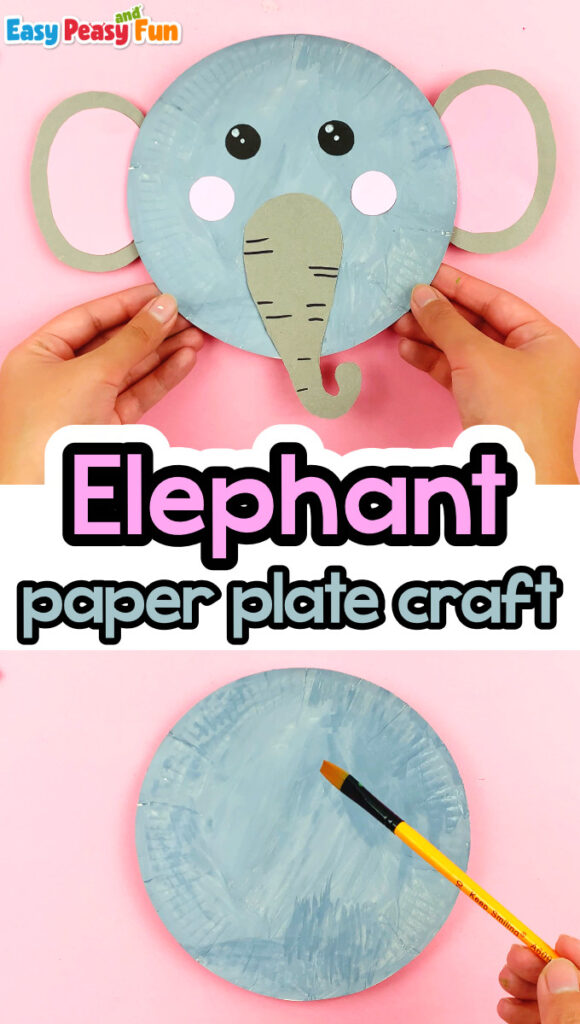 Paper Plate Elephant Craft - Easy Peasy and Fun