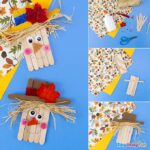 Craft Stick Scarecrow Craft - Easy Peasy and Fun