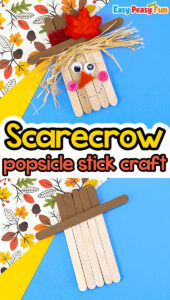 Craft Stick Scarecrow Craft - Easy Peasy and Fun