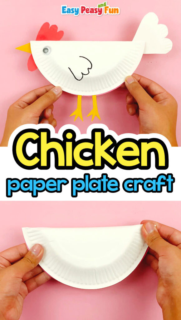 Paper Plate Chicken Craft - Easy Peasy and Fun