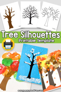 Free Printable Tree Templates (Outlines and Silhouettes) - Easy Peasy ...