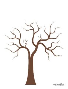 Free Printable Tree Templates (Outlines and Silhouettes) - Easy Peasy ...