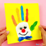 Handprint Clown Craft - Easy Peasy and Fun