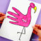 Flamingo Handprint Art - Easy Peasy and Fun