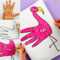 Flamingo Handprint Art - Easy Peasy and Fun