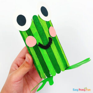 Craft Stick Frog Craft - Easy Peasy and Fun