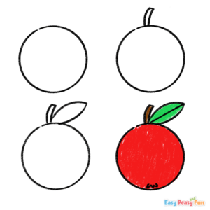 How to Make Simple Drawings from Circle Shape - Easy Peasy and Fun