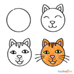 How to Make Simple Drawings from Circle Shape - Easy Peasy and Fun