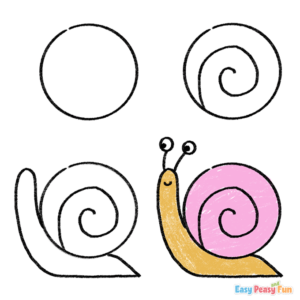 How to Make Simple Drawings from Circle Shape - Easy Peasy and Fun