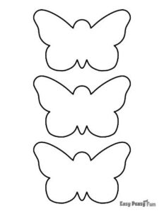 Free Printable Butterfly Templates - Easy Peasy and Fun