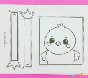 Printable Easter Chick Craft - Easy Peasy and Fun