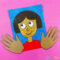 Self Portrait Handprint Craft - Easy Peasy and Fun