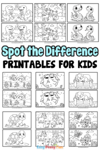 Printable Spot the Difference Pictures - Easy Peasy and Fun
