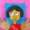 Self Portrait Handprint Craft - Easy Peasy and Fun