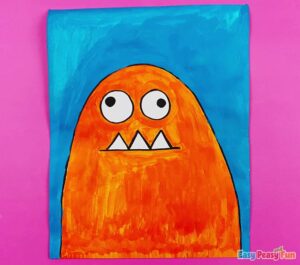 Monster Handprint Craft - Easy Peasy and Fun