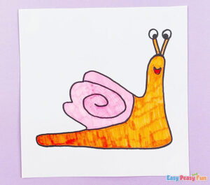 Snail Handprint Art - Easy Peasy and Fun