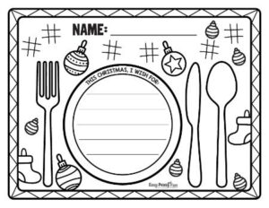 Free Printable Christmas Placemats - Easy Peasy and Fun
