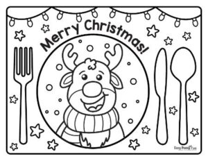 Free Printable Christmas Placemats - Easy Peasy and Fun