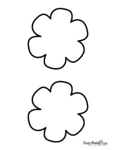 Free Printable Flower Templates (Outlines for Crafts) - Easy Peasy and Fun