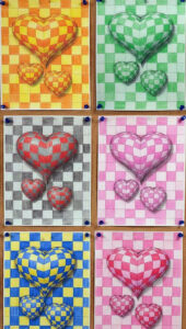 Optical Illusion Heart Coloring Pages - Valentine's Day - Easy Peasy ...