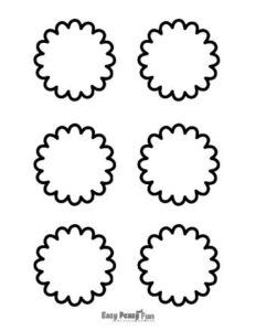 Free Printable Flower Templates (Outlines for Crafts) - Easy Peasy and Fun